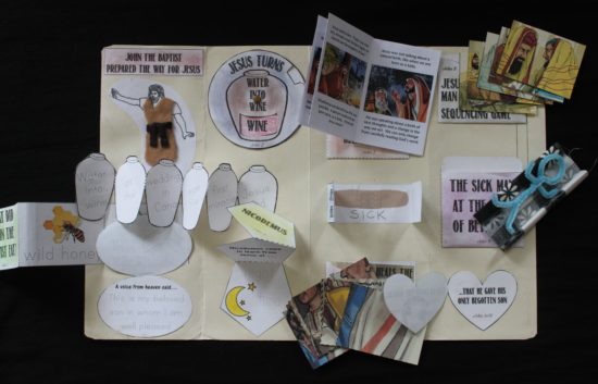 John 1 to 5 Lapbook, Lesson Notes and Activities – Magnify Him Together